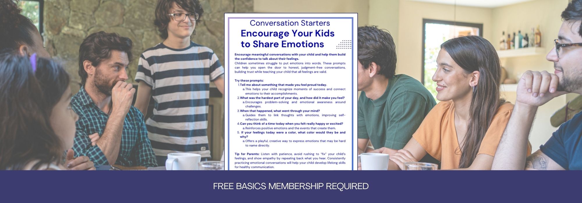 Encourage Your Kids to Share Emotions - Mighty Mindsets